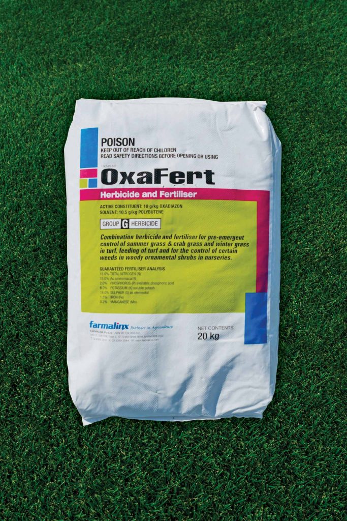 Oxafert Fertiliser & Herbicide 20kg | myhomeTURF