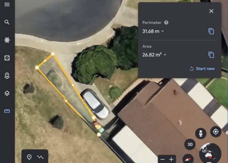 Measuring Your Lawn Area Using Google Earth | myhomeTURF